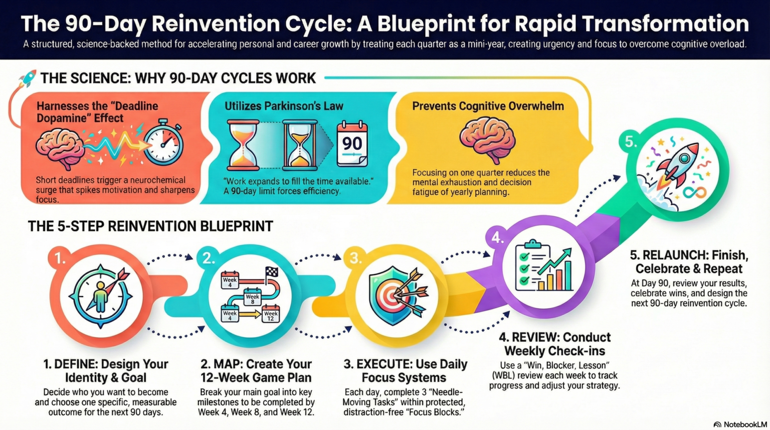 How to Reinvent Yourself Every 90 Days (Step-By-Step) - Dewansh Jain